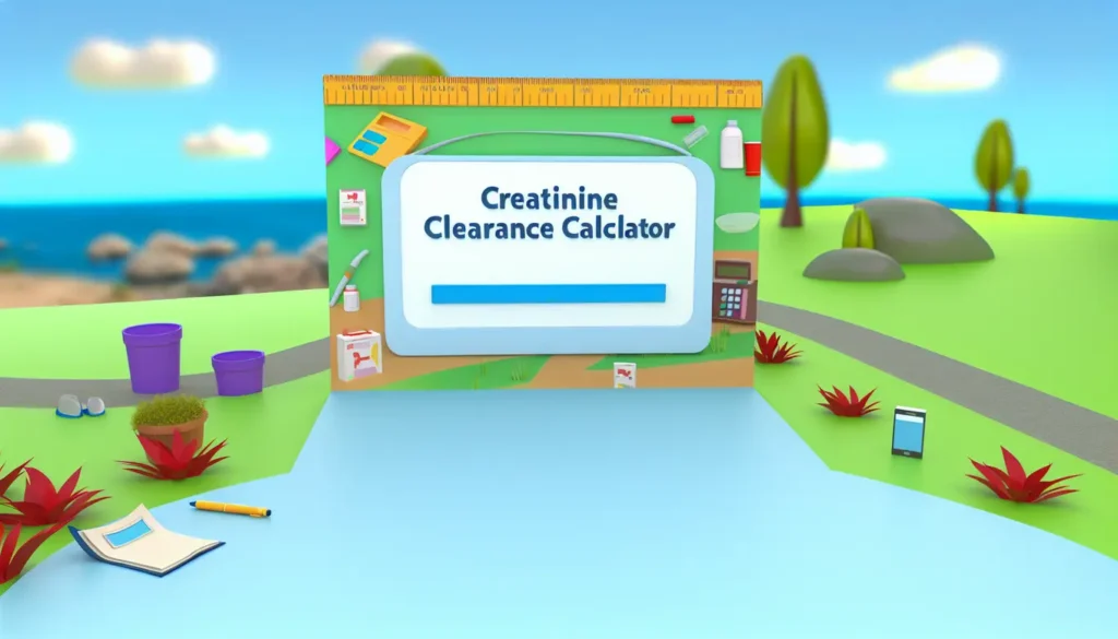 Creatinine Clearance Calculator - CRCL With Visual Way