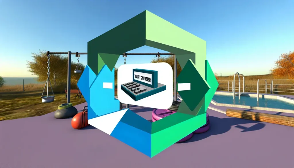 Weight Unit Converter - With Visual Way